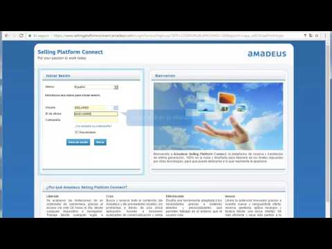 Acceso Amadeus Selling Platform Connect-Autentificación en dos fases ...